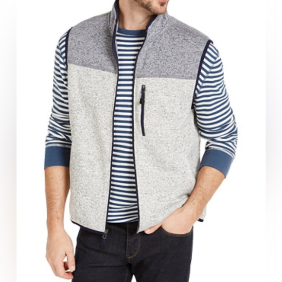Club Room | Jackets & Coats | Mens Club Room Xxl Colorblocked Fleece ...